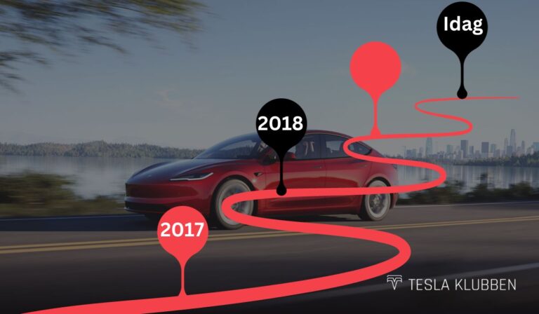Tesla Model 3 årgange og historisk udvikling